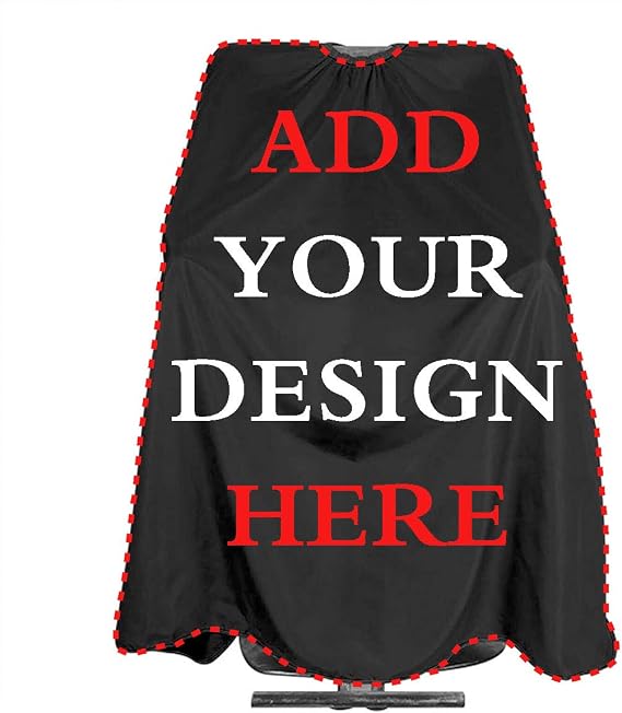 Amazon.com: Custom Barber Cape,Personalized Salon Haircut Capes,Add ...