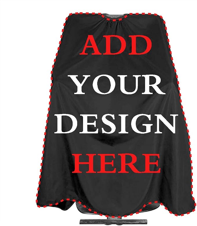 Amazon.com: Custom Barber Cape,Personalized Salon Haircut Capes,Add ...