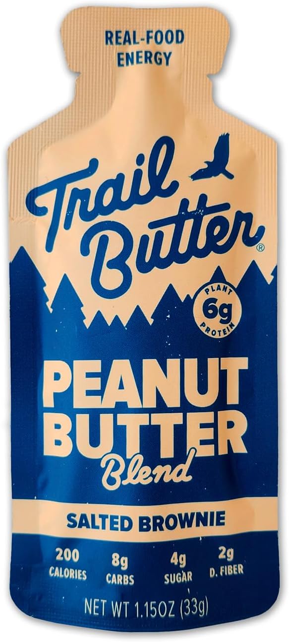Amazon.com : Trail Butter, Salted Brownie Almond Butter Blend, 1.15oz ...