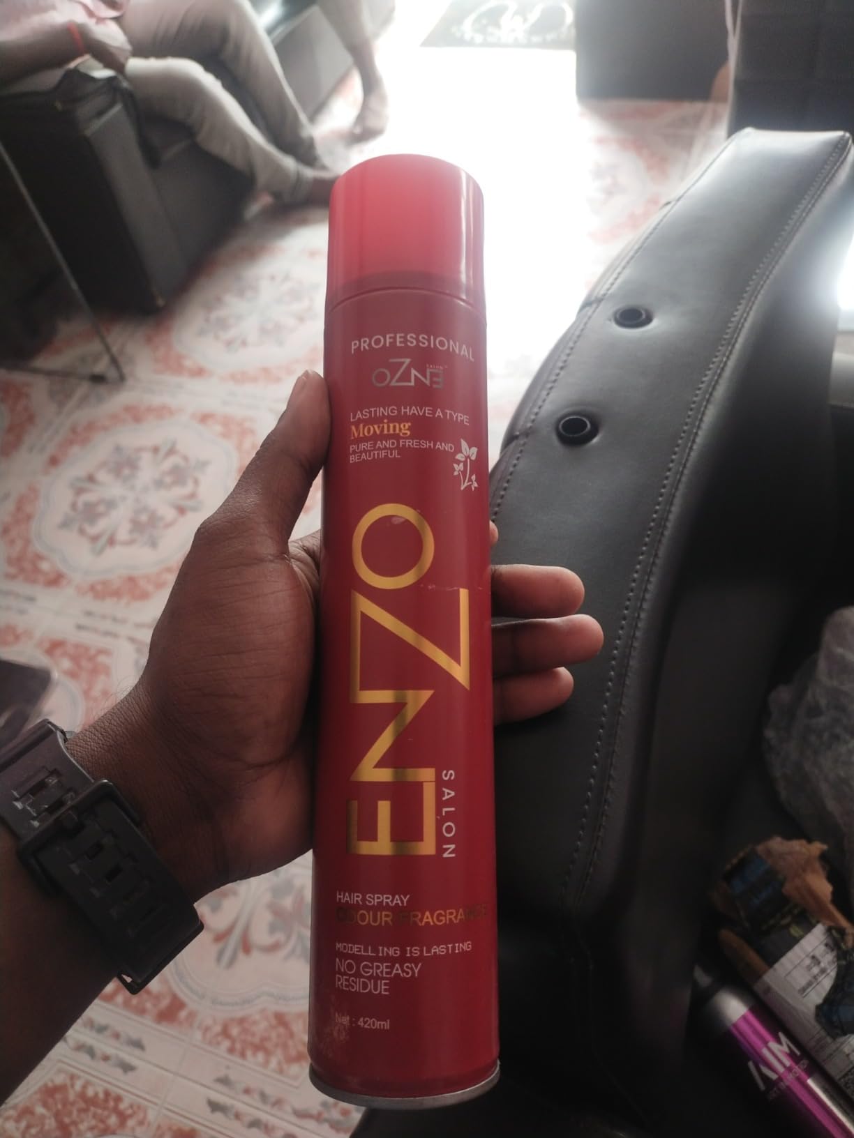 Buy Enzo Professional Hair Spray By Zuke For Strong Hold-420ml Online ...