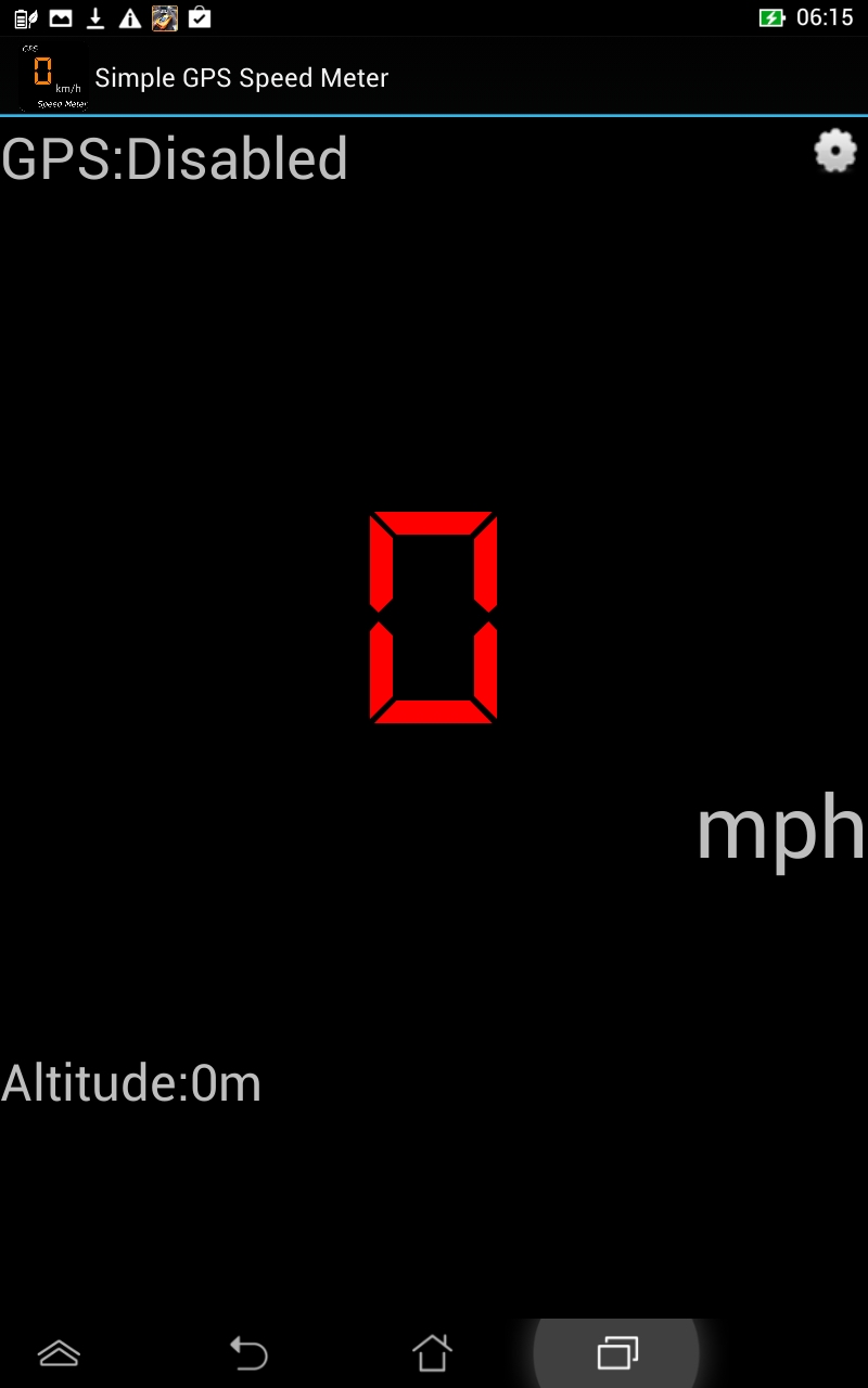 Simple GPS Speed Meter - App on Amazon Appstore