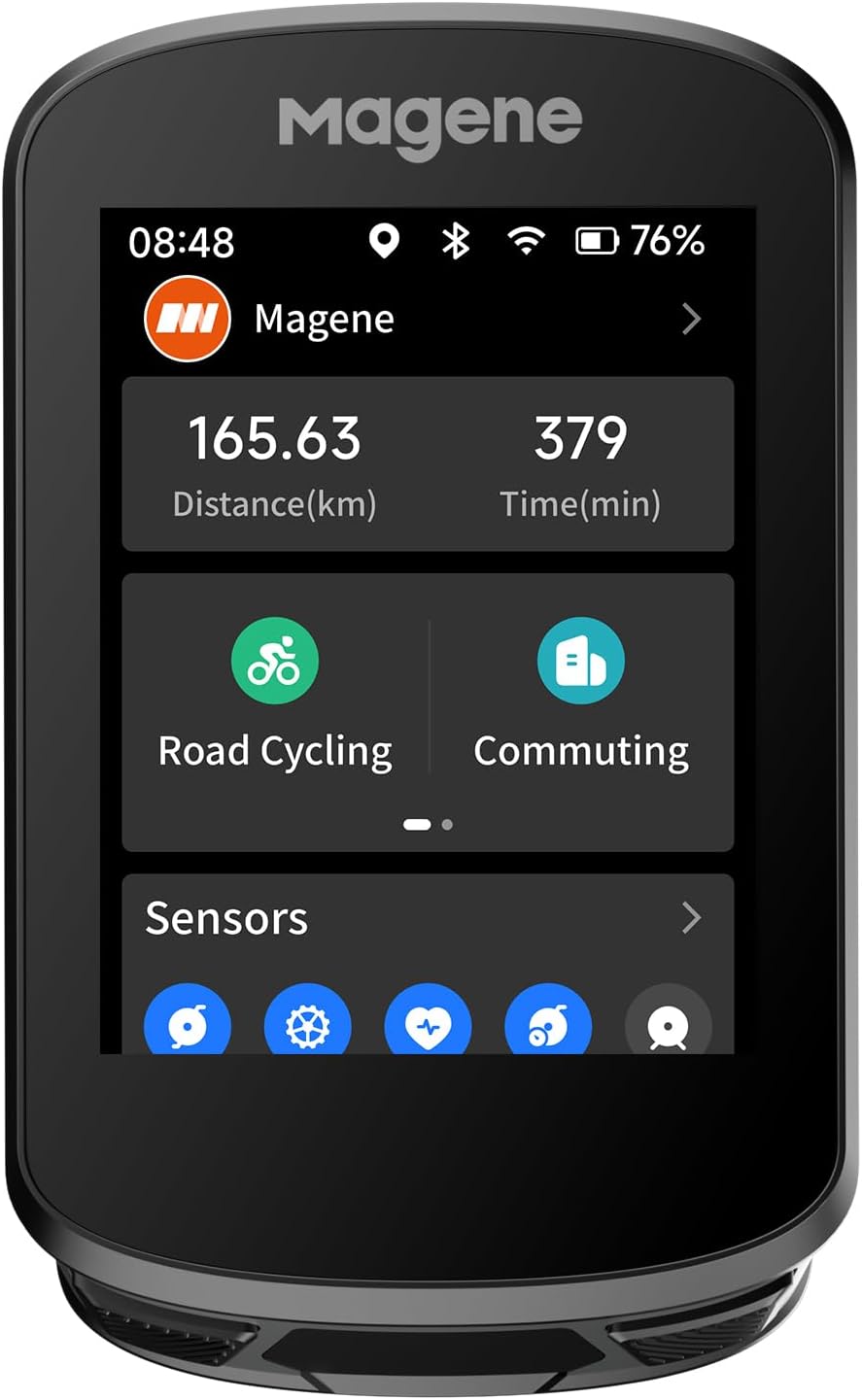 Amazon.com: Magene C506 GPS Bike Computer - 2.4" Color Touchscreen ...