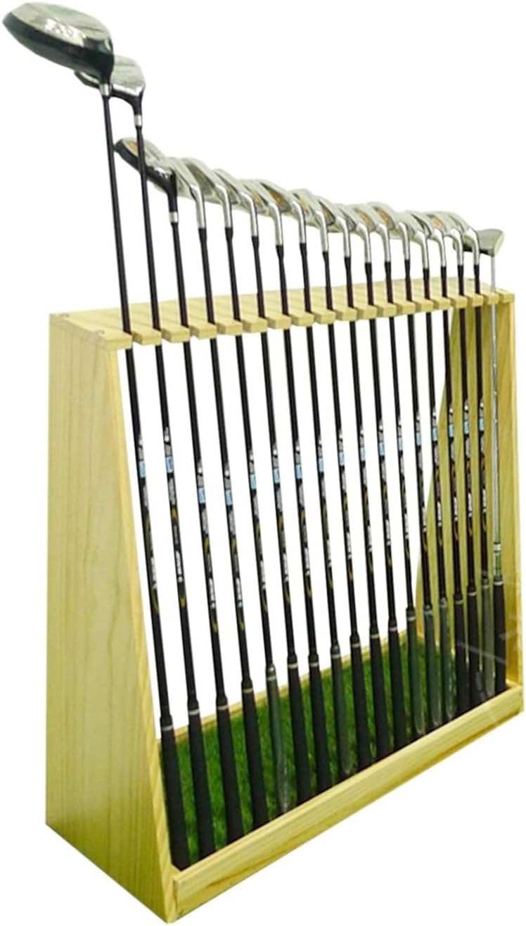 Amazon.com: Aimery Golf Club Rack,Putter Rack,18-Clubs Display Stand ...