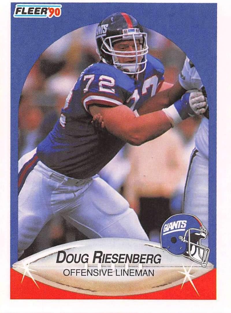 Amazon.com: 1990 Fleer Football #75 Doug Riesenberg RC Rookie Card New ...