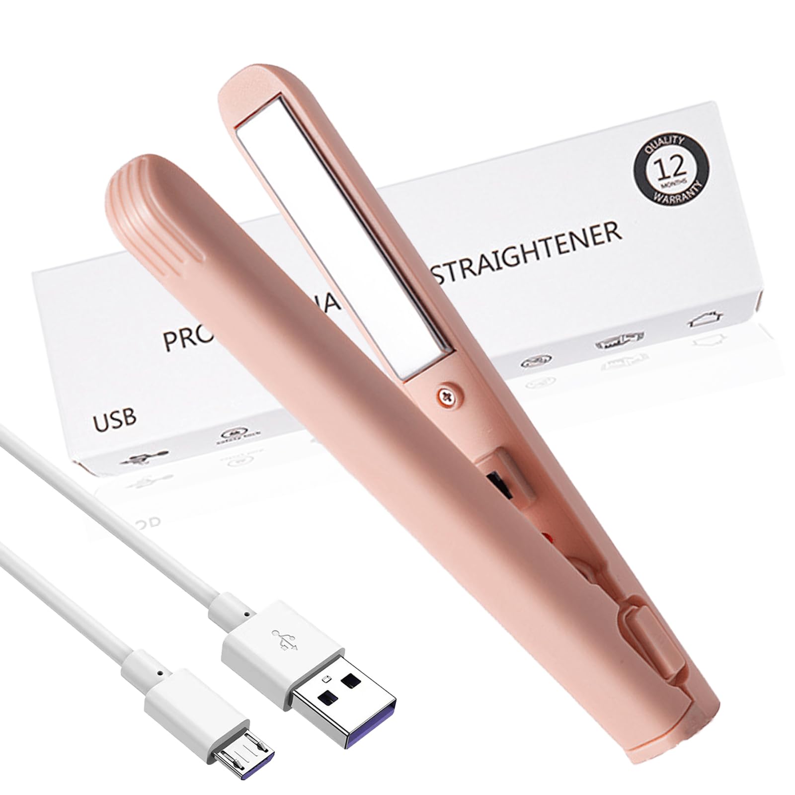 Amazon.com: Mini Dual Purpose Curling Iron for Short Hair, Mini Dual ...
