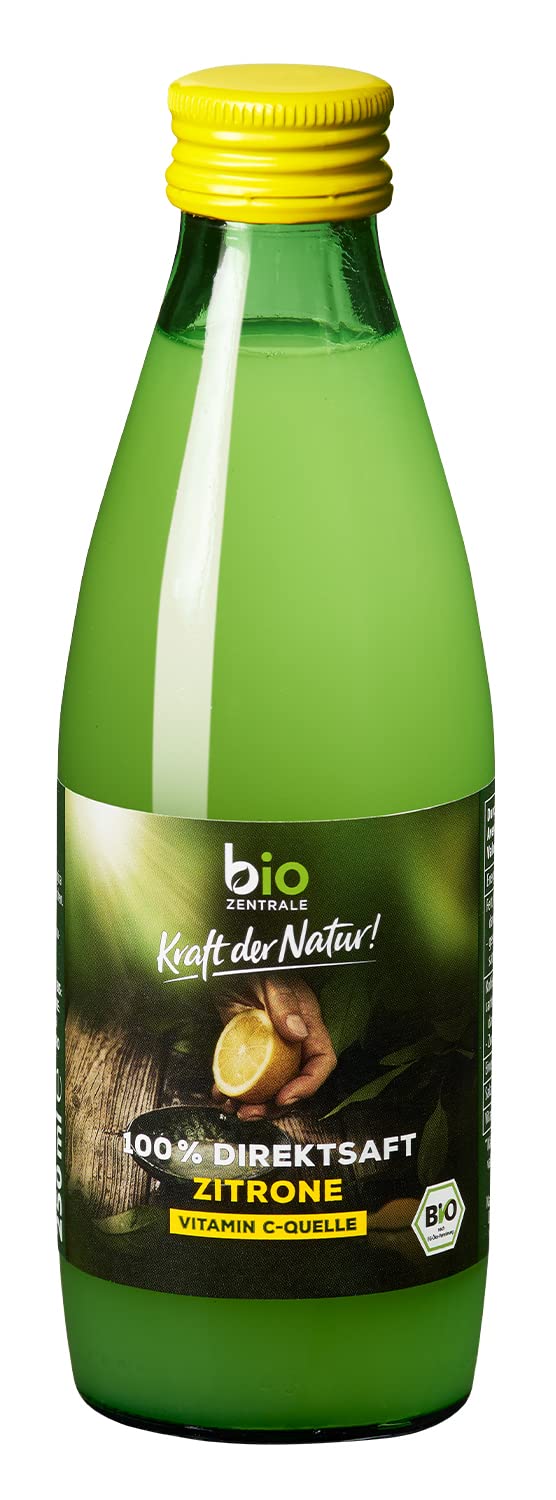 biozentrale Zitronensaft | 6 x 250 ml Bio | Direktsaft Zitrone Vitamin ...