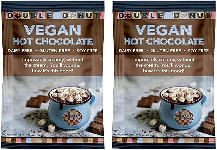 Amazon.com : Double Donut Dairy Free Hot Chocolate Mix, Non Dairy ...