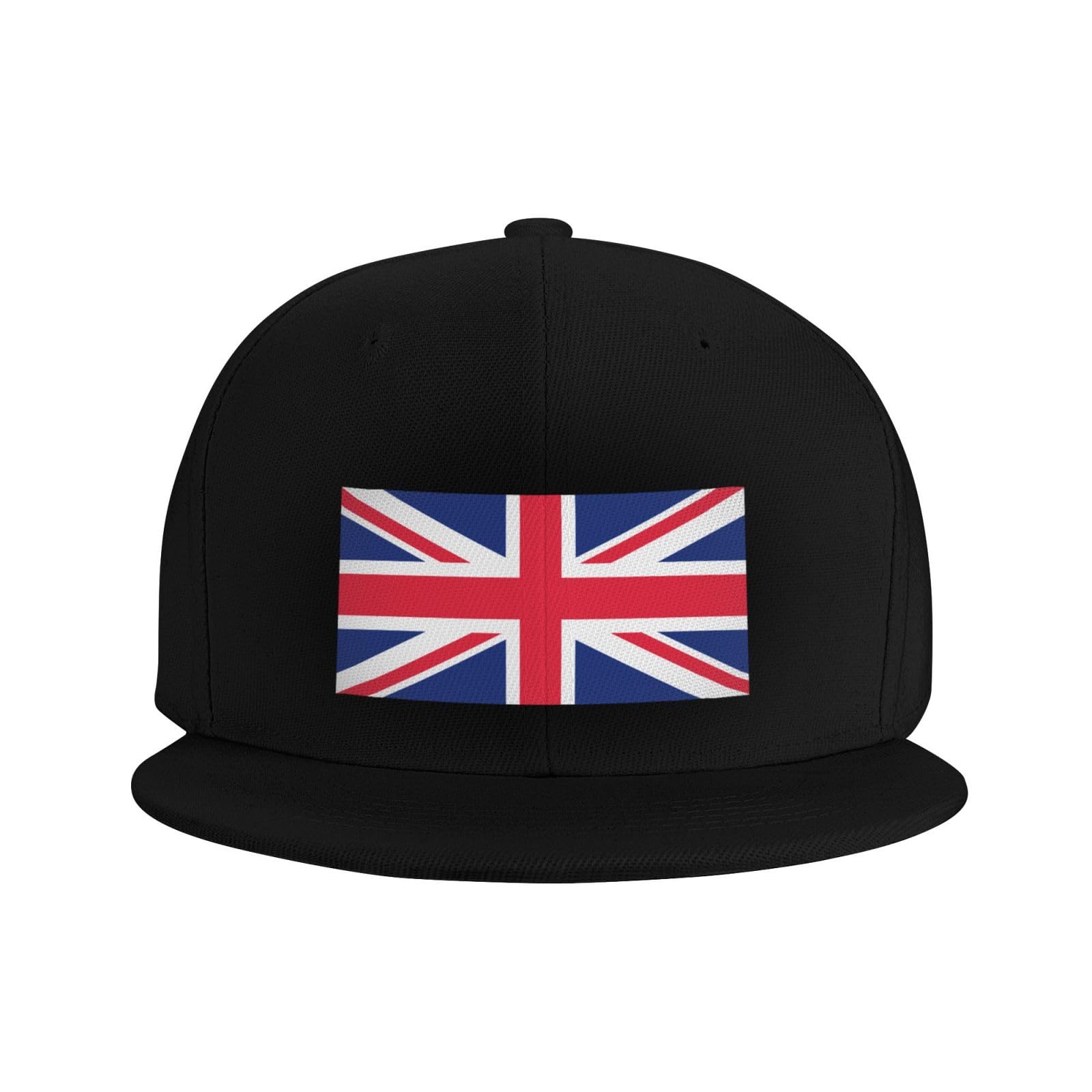 UK British Flag Hat Casual Fashion Flat Bill Baseball Cap Adjustable ...