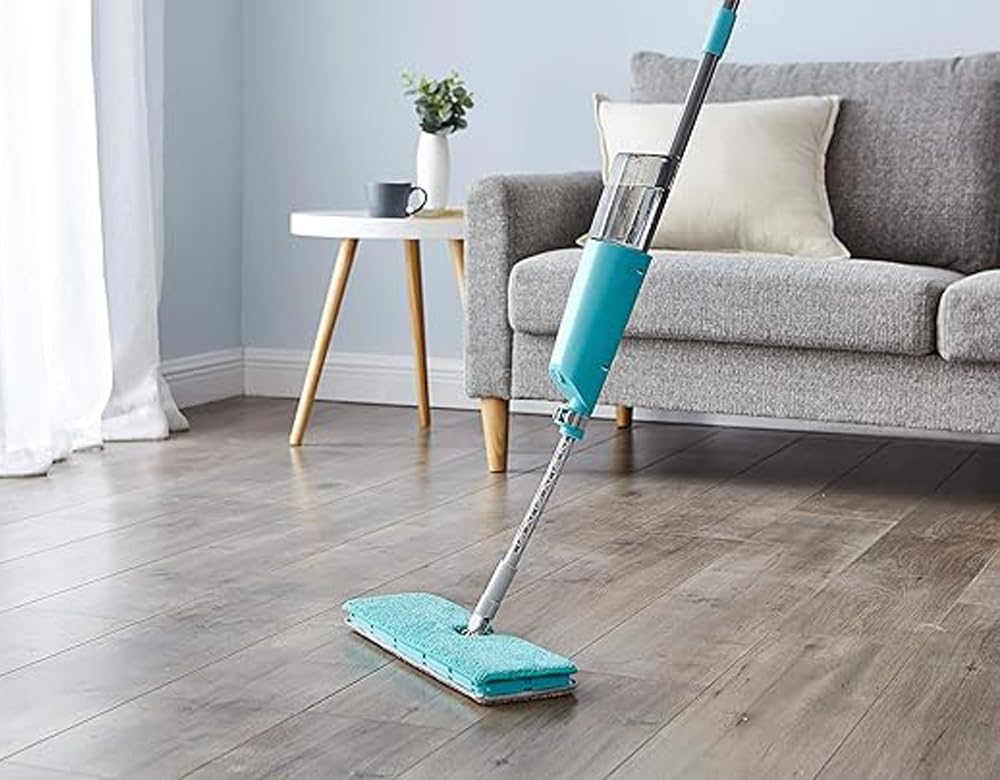 Flex Extendable Handle Floor Mop,Spray Mops with 500ml Refillable ...