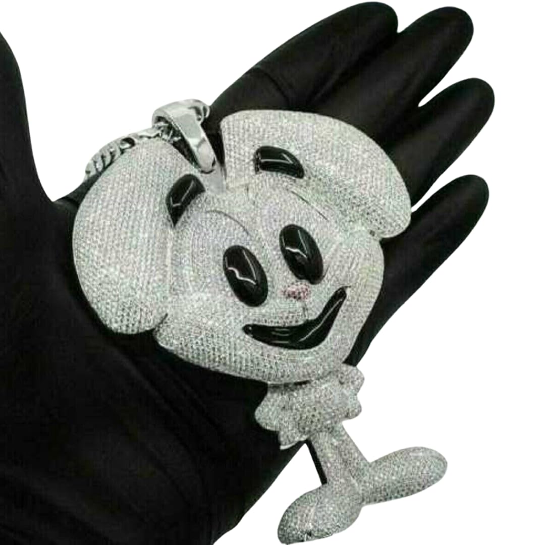 Amazon.com: SCASTING 1.90Ct Mens Cartoon Pendant Diamond Stewie Griffin ...