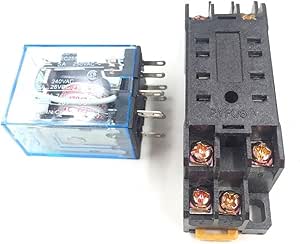 Amazon.com: 10Sets MY2P HH52P MY2NJ Relay Coil General DPDT Micro Mini Electromagnetic Relay ...