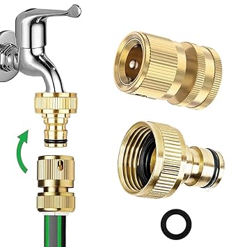HASTHIP® 1/2" Water Hose Quick Connect - Multi-Tap Connector for Water ...