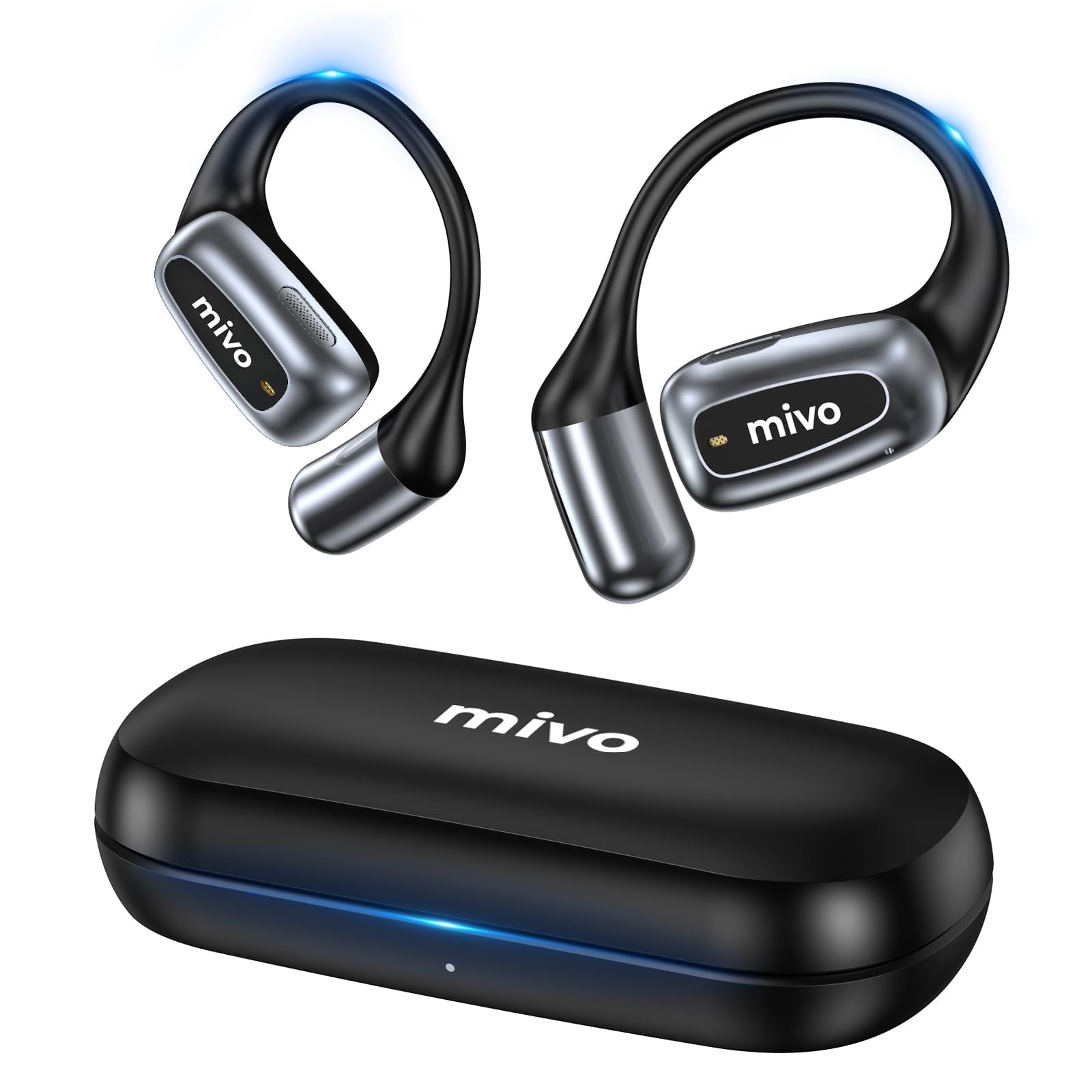Amazon.com: mivo Open Ear Headphones-Wireless Open Ear Earbuds ...