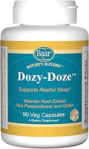 Amazon.com: Baar Dozy-Doze, 90 Vegetarian Capsules : Health & Household
