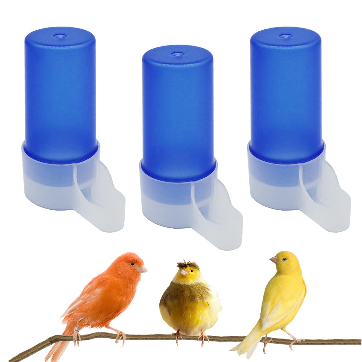 Amazon.com : 3 PCS Automatic Bird Feeder Bird Cage Water Dispenser Bird ...