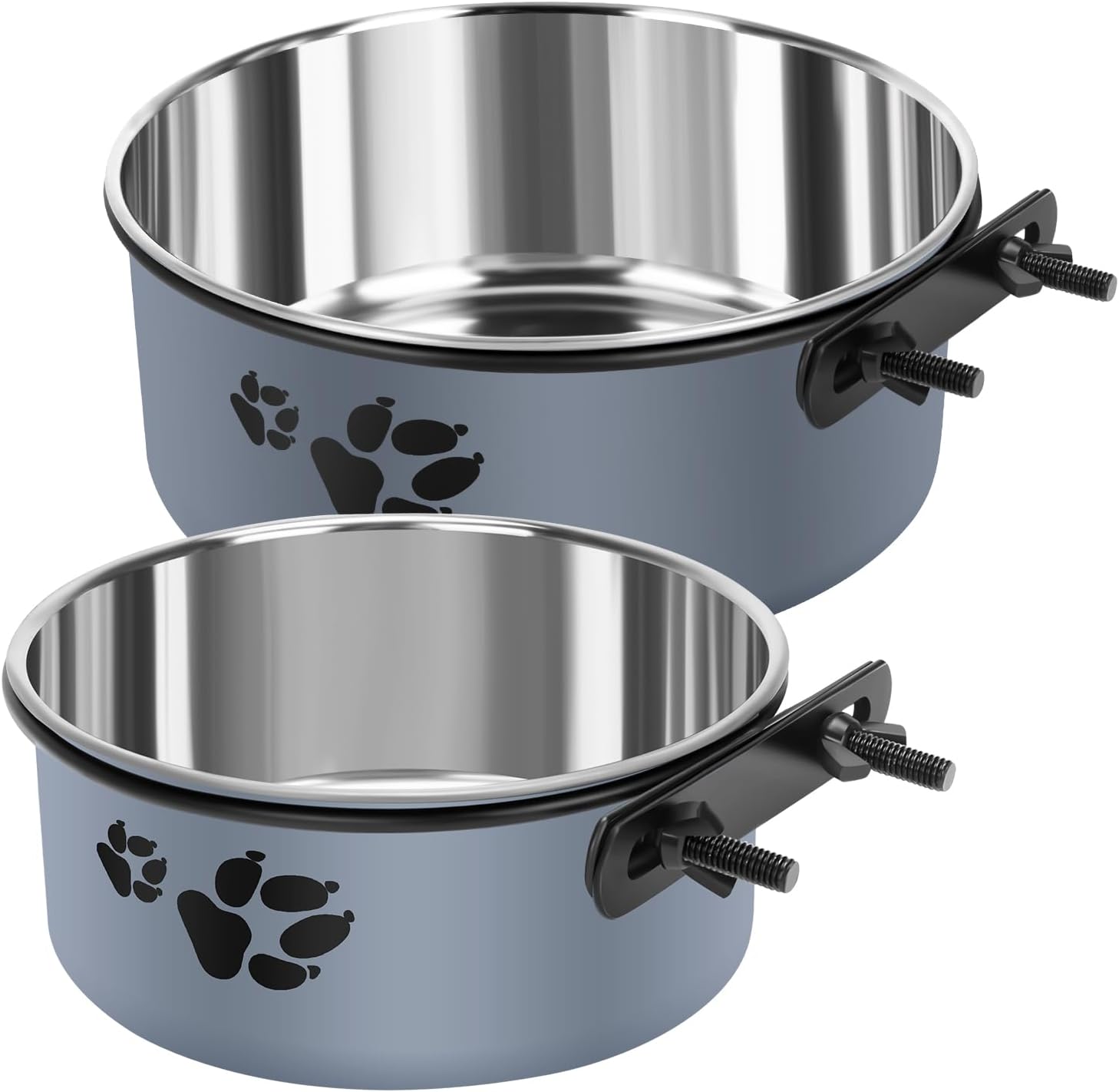 Pet Supplies : Kennel Water Bowl, Stainless Steel Dog Crate Water Bowl ...