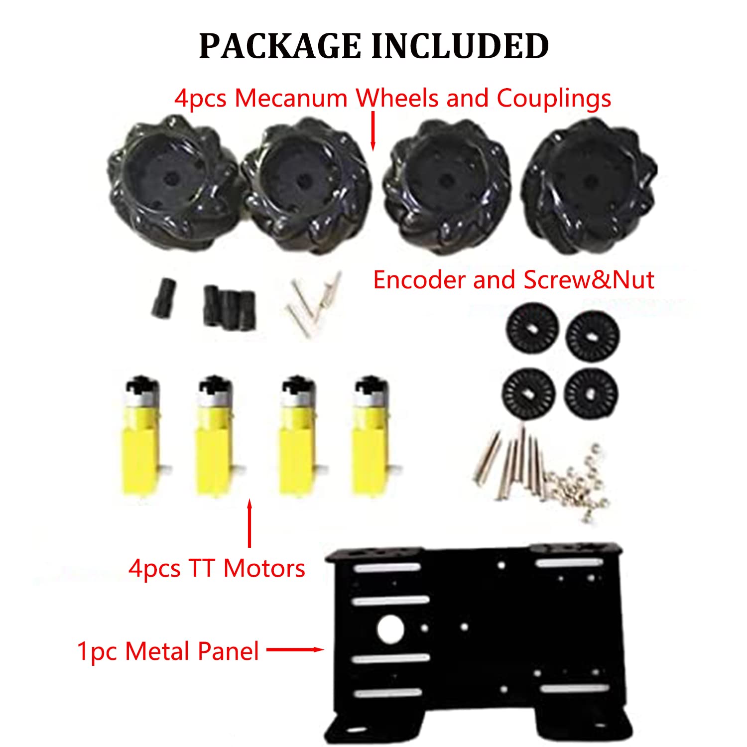 Snapklik.com : 4WD Metal Smart Car Chassis, MC100 Remote Control ...