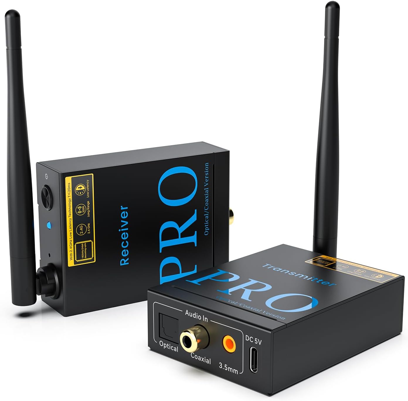 Amazon.com: Lavales Wireless Audio Transmitter Receiver 2.4Ghz Wireless ...