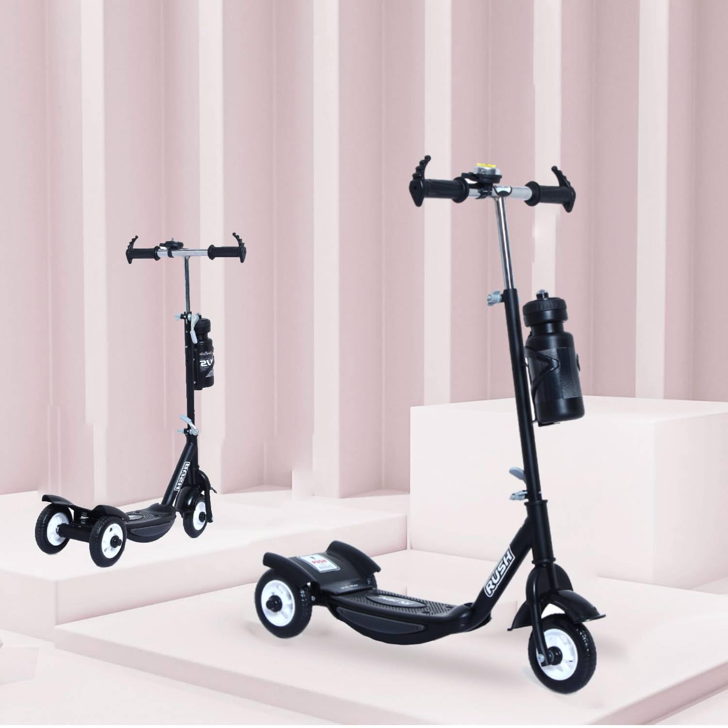 FunRide Kids Scooter - Rush Three Wheel Kick Scooters for Boys and ...