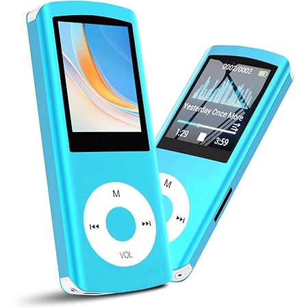 Hotechs Slim Design MP3 Player MP3 Player with 32GB Memory Card Digital ...