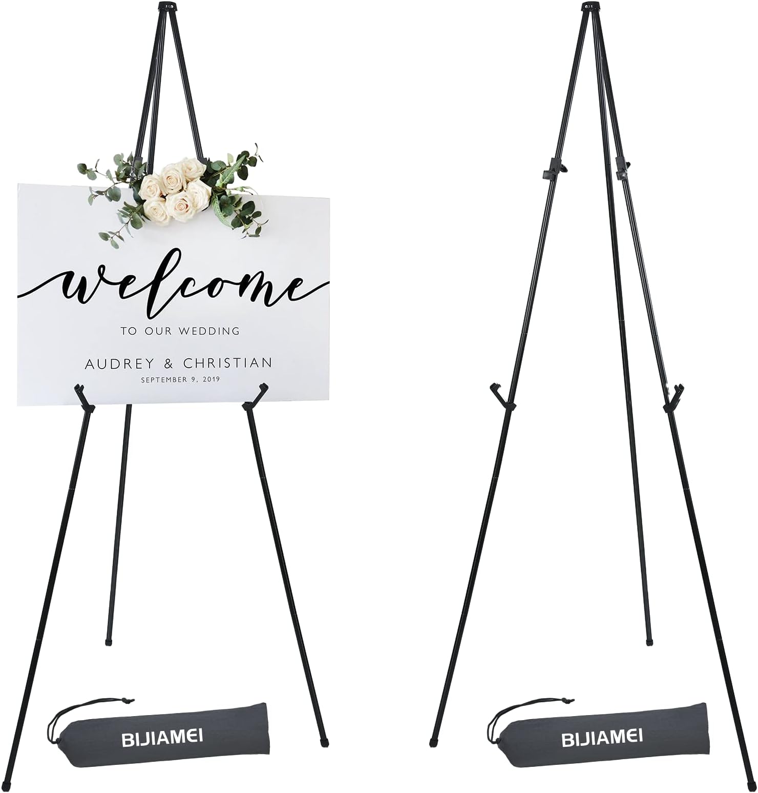 Amazon.com: Smaronocher Easel Stand for Display 63'' Easels for Wedding ...