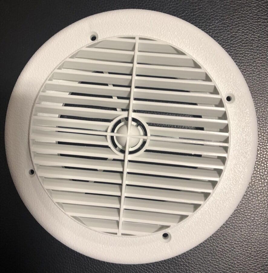 Amazon.com: Esos 7" White Round Ceiling A/C Air Port Vent Rotate ...