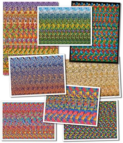 Amazon.com: Eight Hidden 3D Stereogram Illusion Posters…: Posters & Prints