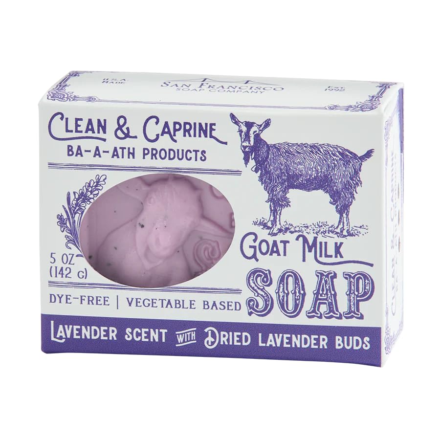 Amazon.com : San Francisco Soap Company Clean & Caprine Goat Milk Soap ...