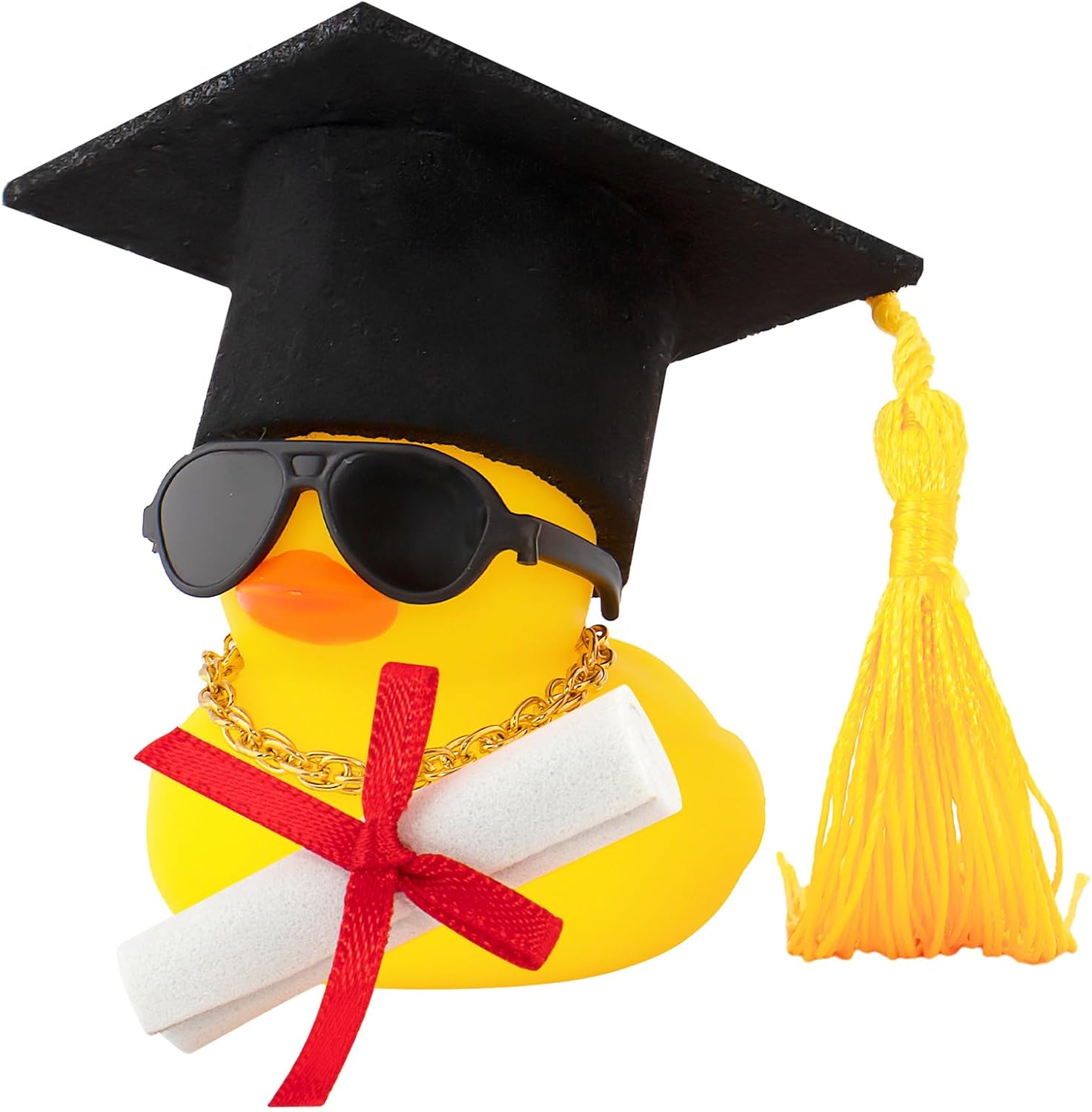 Amazon.com: Wonuu Graduation Certificate Rubber Duck, Car Ornament ...
