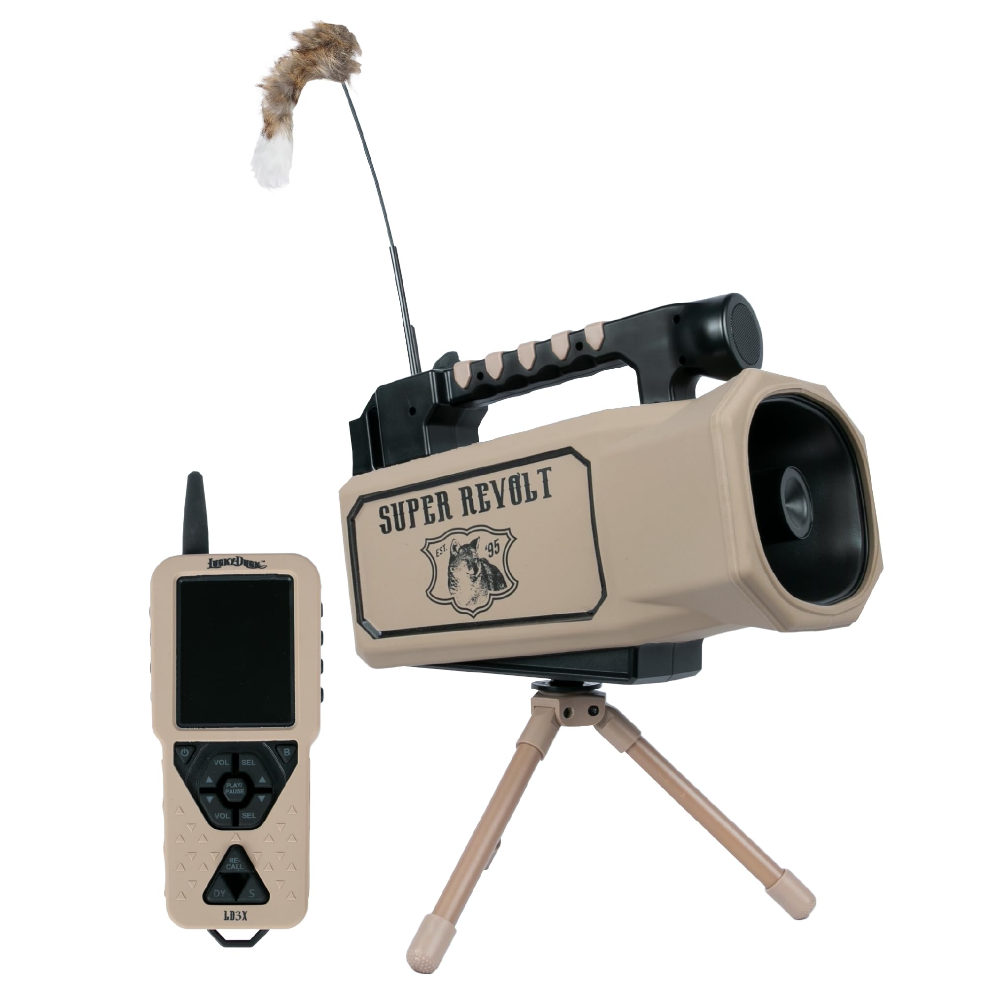 Amazon.com: Lucky Duck Super Revolt Ecaller with Tripod and Battery Kit ...