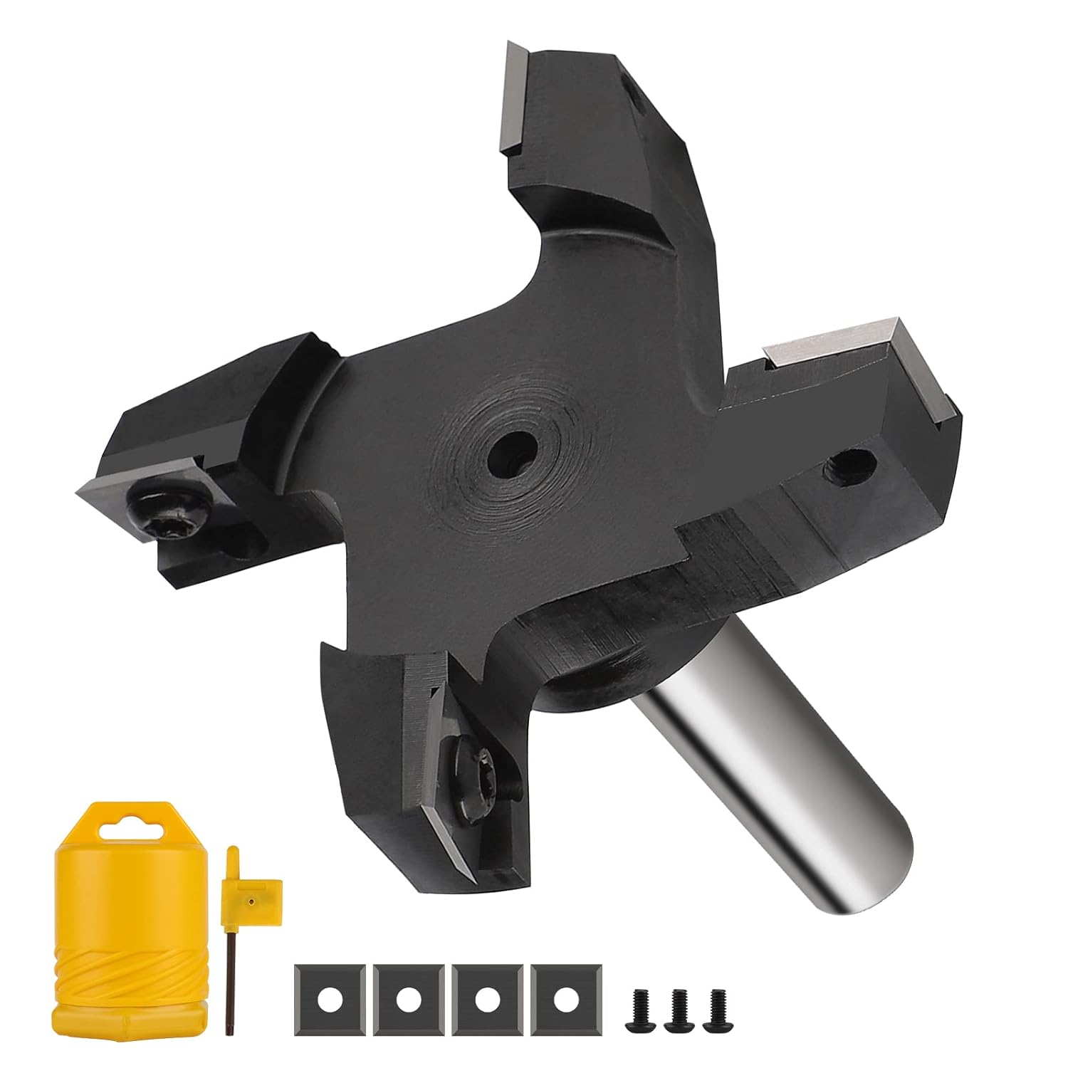 CPROSP Spoilboard Surfacing Bit 1/2 Shank 3 inch Cutting Diameter with ...