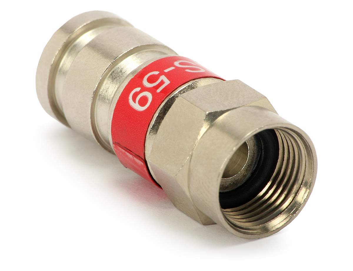 Amazon.com: PCT-TRS-59 RG59 F Connector Universal Compression Fitting ...