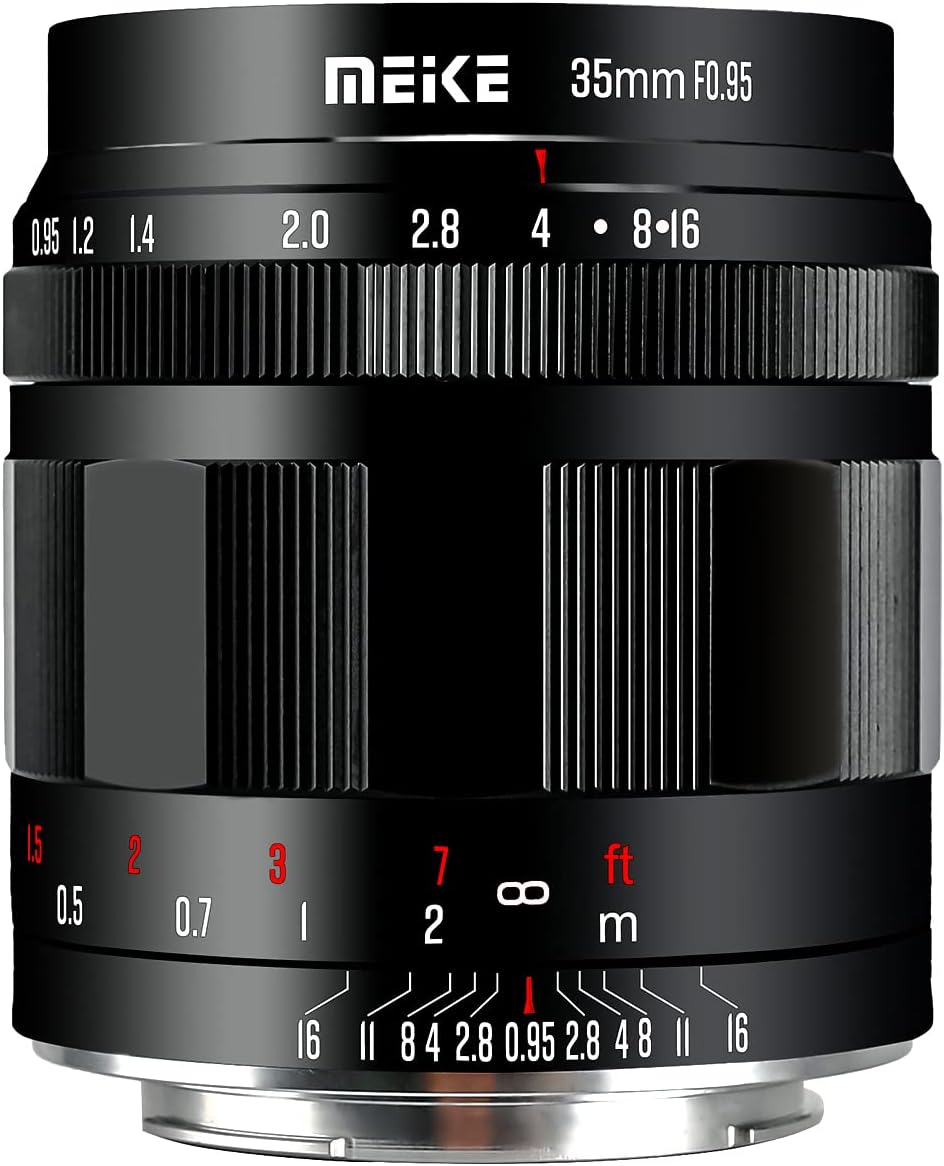 Amazon.com : Brightin Star 35mm F0.95 APS-C Manual Focus Prime Lens for ...