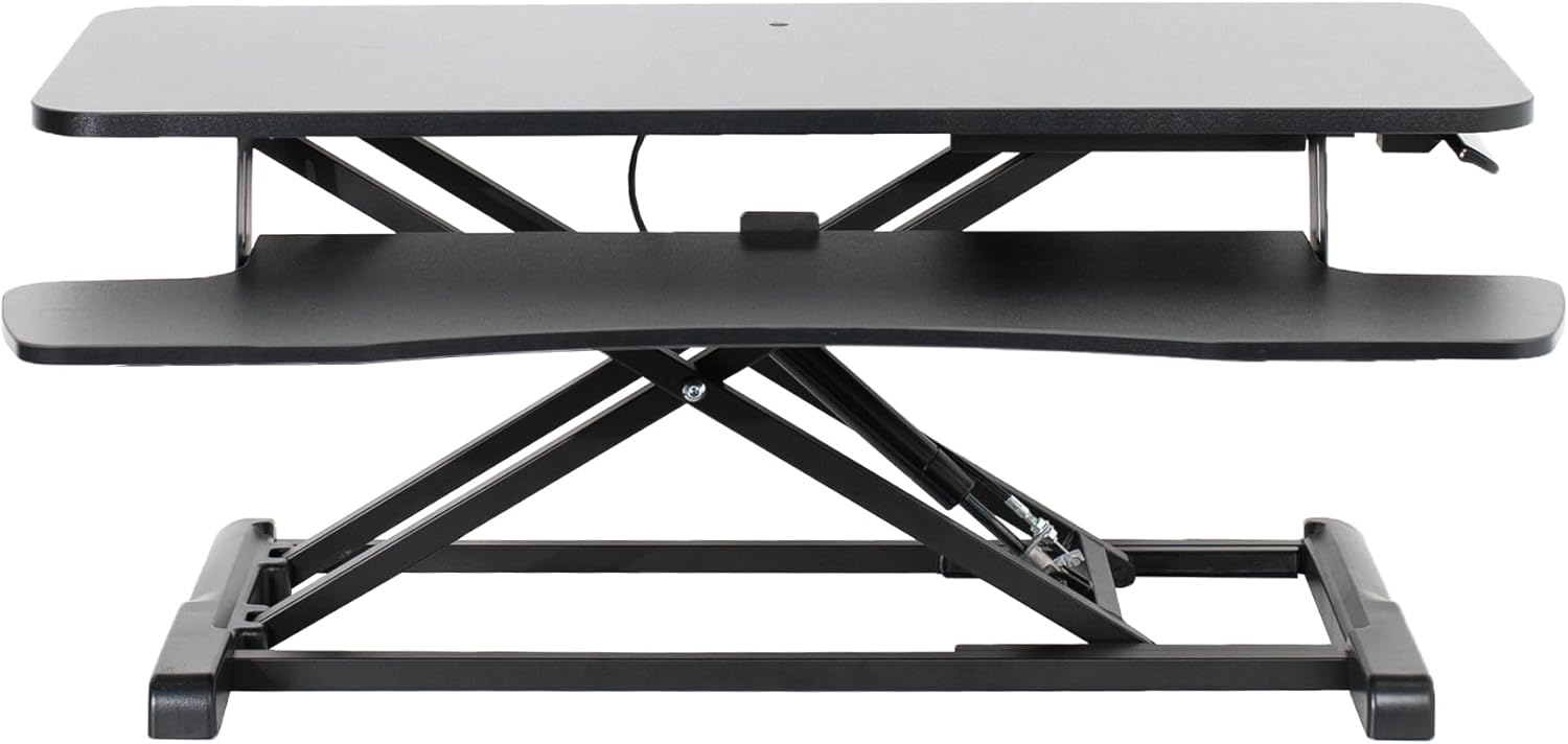 VIVO 91cm Desk Converter, K Series, Height Adjustable Sit to Stand ...
