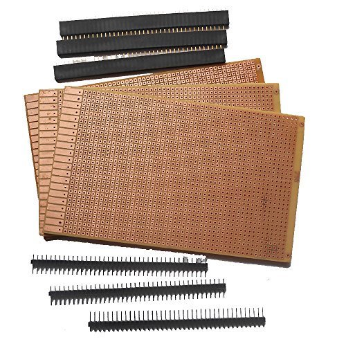 Think-Bots General Purpose Printed Circuit Board-3 Pc + Female Berg ...