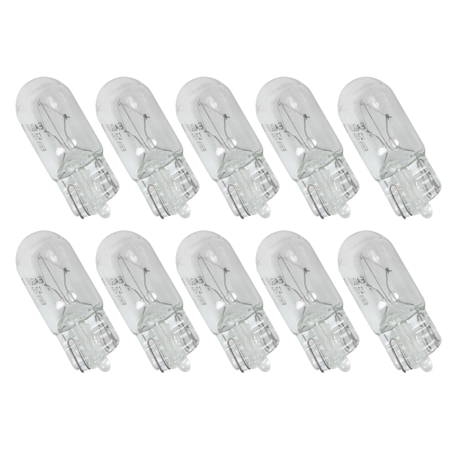 DGBRSM 10PCS T3 1/4 Wedge Base 12 Volt 5 Watt Bulb Clear Krypton Light ...