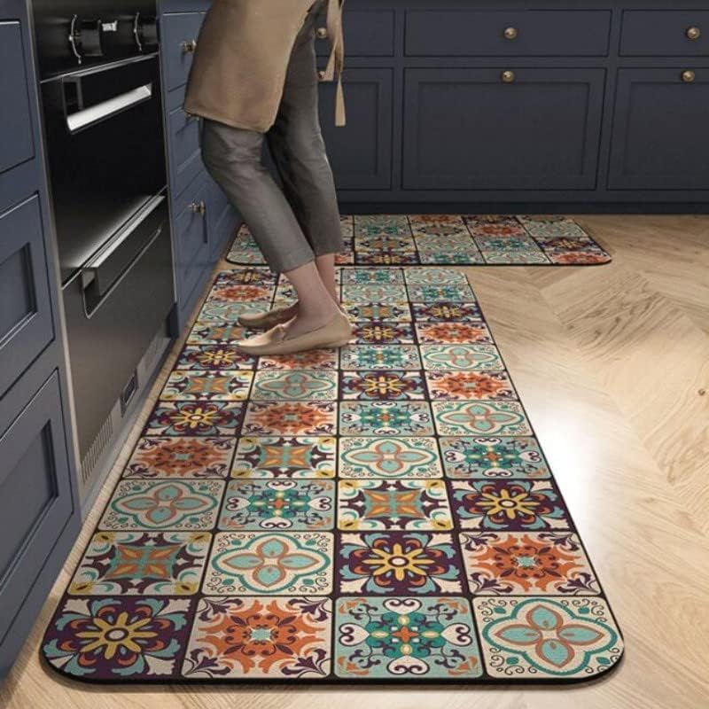 Buy Suicune 2 Pcs Kitchen Mats, Waterproof Memory Foam Kitchen Rugs ...