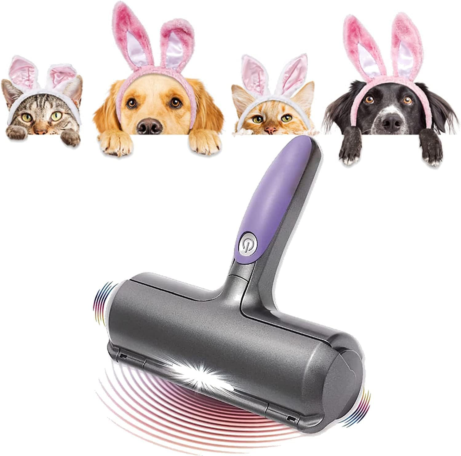 MAKINGTEC Electric Pet Hair Remover With LED, Reusable Lint Roller for ...