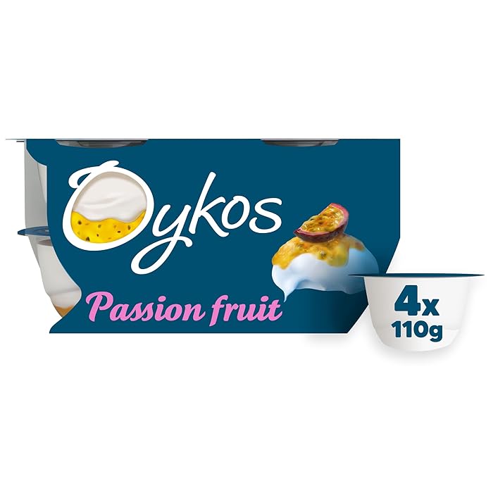 Buy Oykos Passion Fruit Greek Style Yoghurt, 4x110g Online at ...