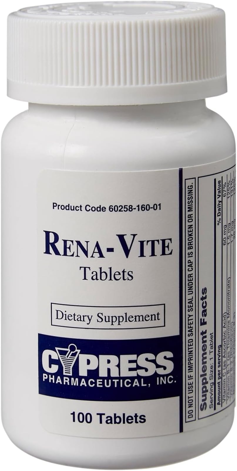 Amazon.com: Rena-Vite Tablets, 100 Tablet Bottle : Health & Household