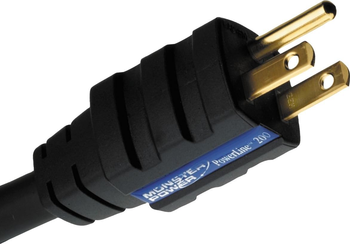 Amazon.com: Monster Pro PowerLine 200 8 ft. Low Noise, Detachable IEC ...