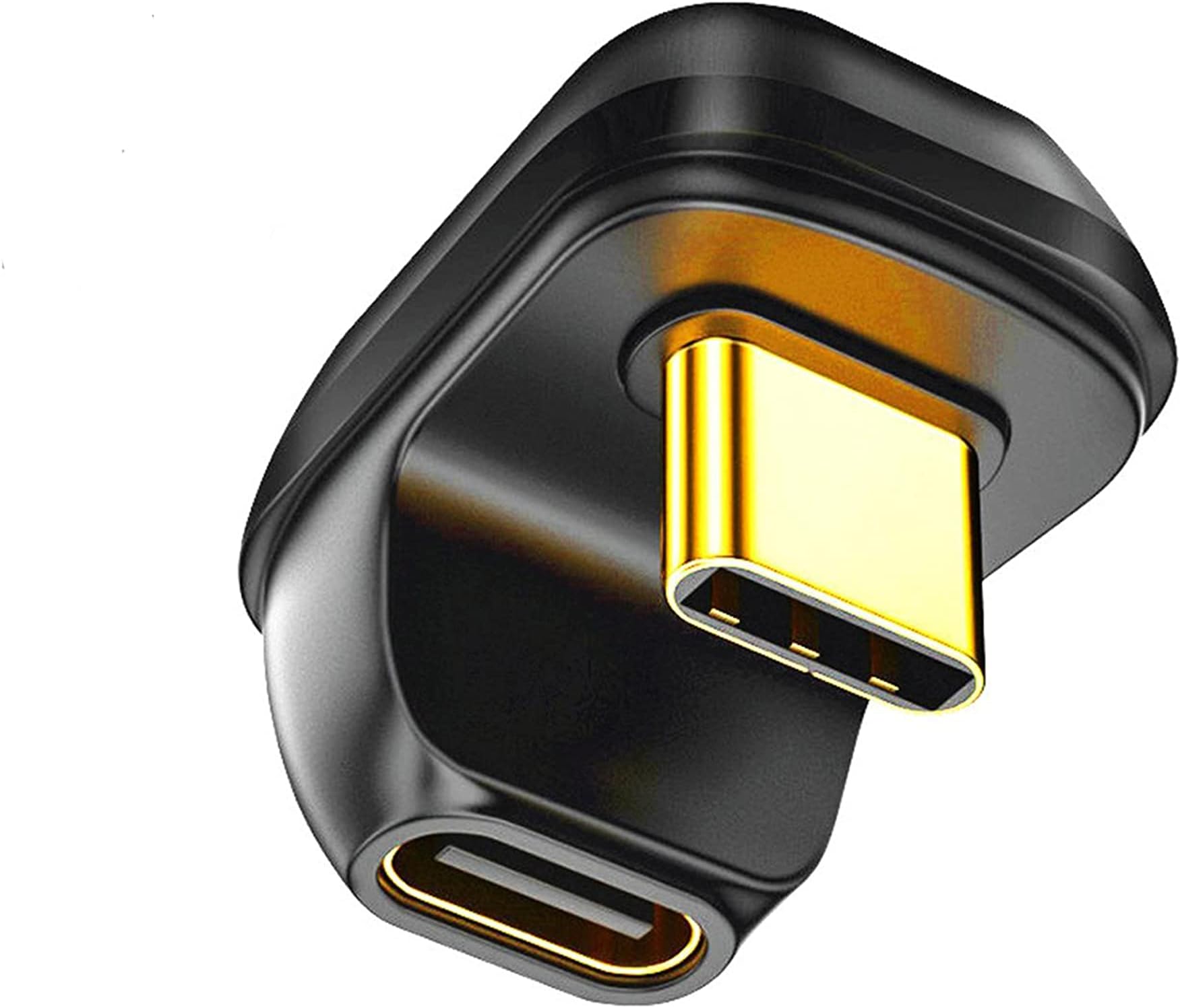 Amazon.com: Poyiccot 180 Degree USB C Adapter 240W, 2Pack U Shape USB C ...