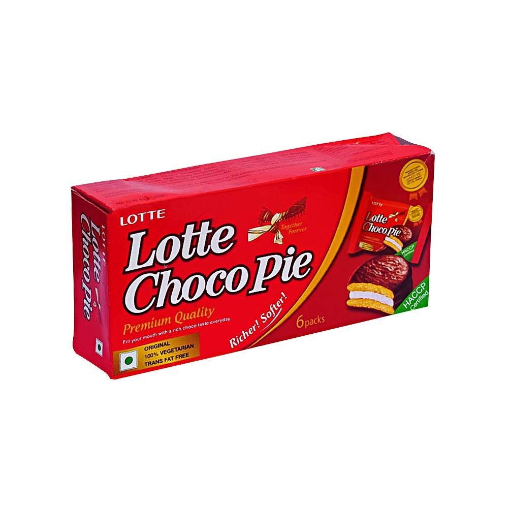 Lotte Choco Pie 168 g (6 x 28g) x Pack of (6) : Amazon.in: Grocery ...