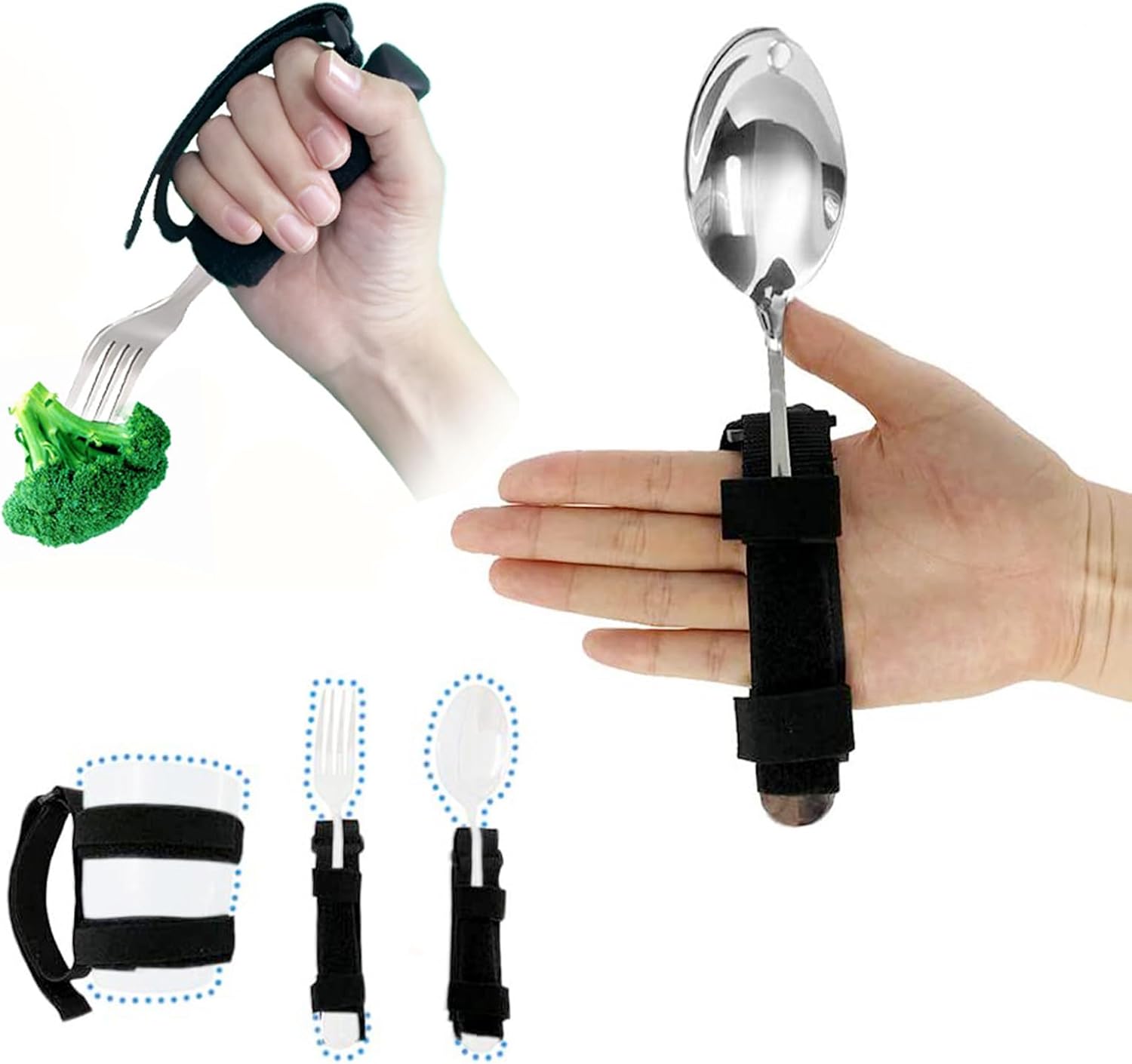 Amazon.com: Universal Cuff Adaptive Utensil Holder Universal Holder ...