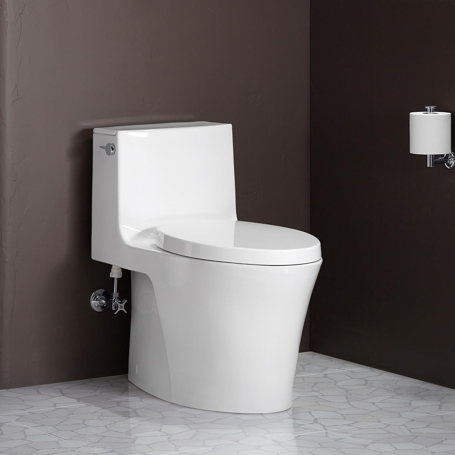 Kohler Veil One-Piece Floor Mounted Toilet | Ceramic Western Bathroom ...