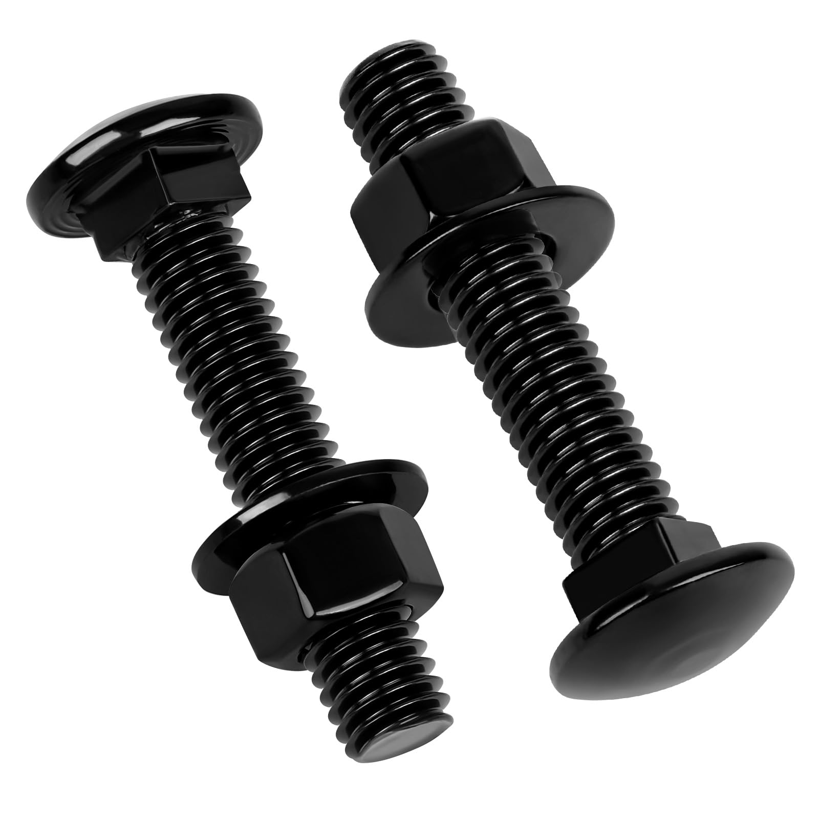 Snapklik.com : 20 Sets 1/4-20 X 1 Carriage Bolt Kit, Round Head Square ...