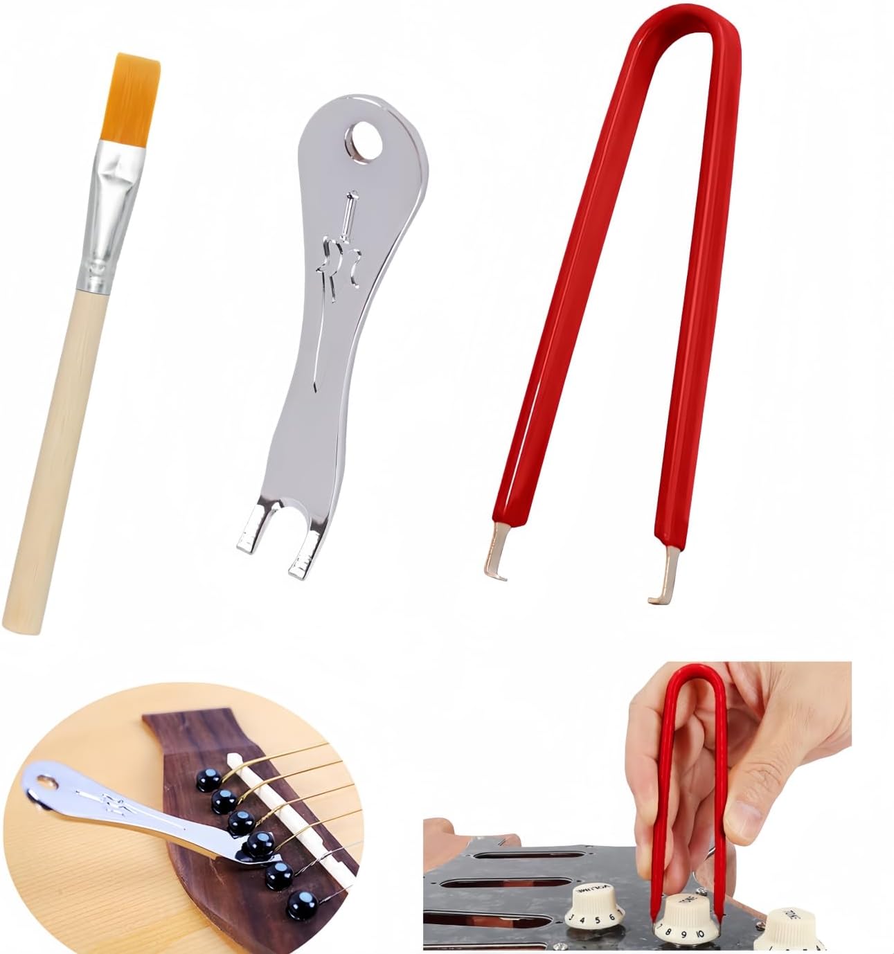 Amazon.com: Funayama Guitar Repair Tool Kit 3-Piece - 304 Stainless ...