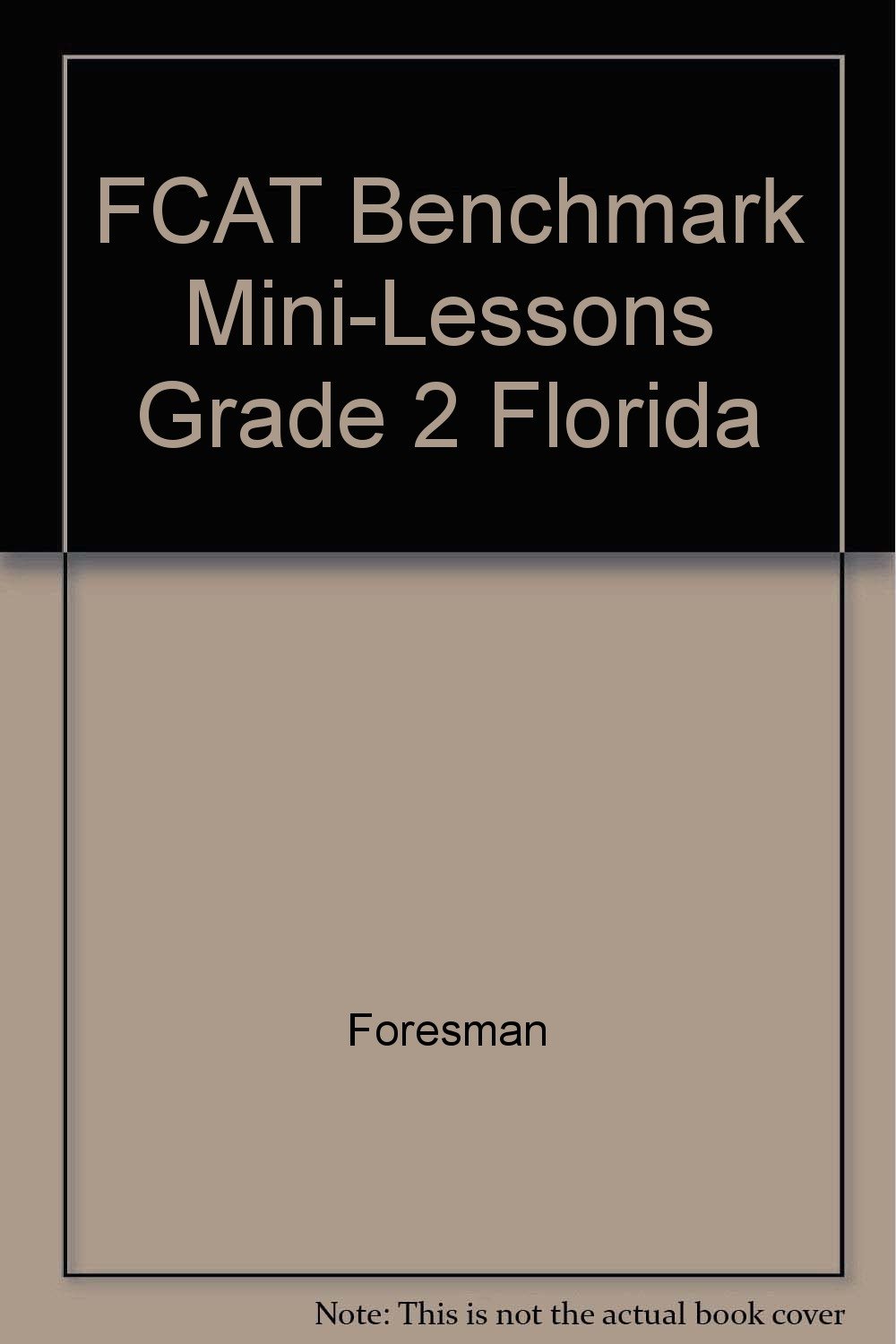 FCAT Benchmark Mini-Lessons Grade 2 Florida: Foresman: 9780328177615 ...