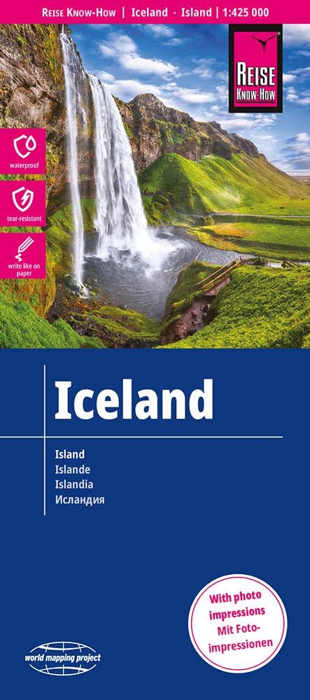 Reise Know-How Landkarte Island / Iceland (1:425.000): reiß- und wasserfest (world mapping ...