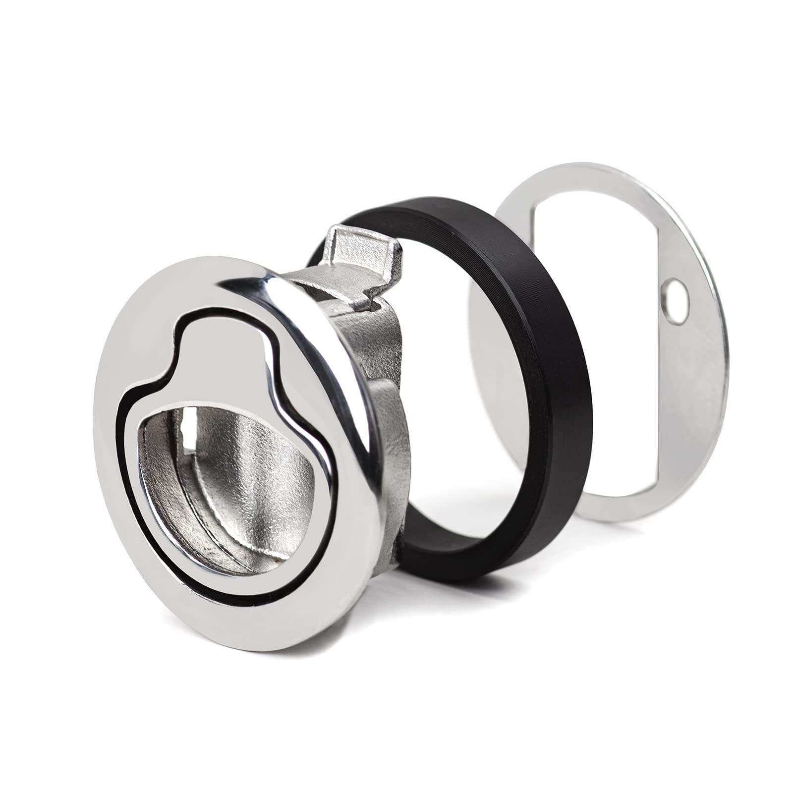 Snapklik.com : Boat Slam Latch 2" Lift Handle Deck Hatch Flush Latches ...